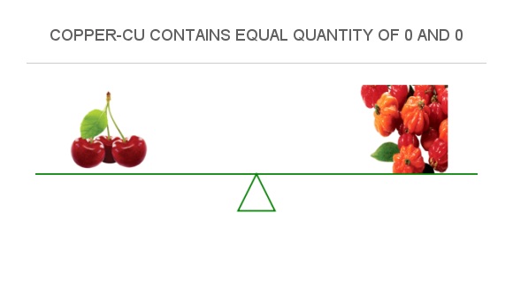 Compare Copper in Sour cherry to Copper in Pitanga (Surinam cherry)