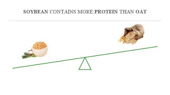 Compare Protein in Soybean to Protein in Oats
