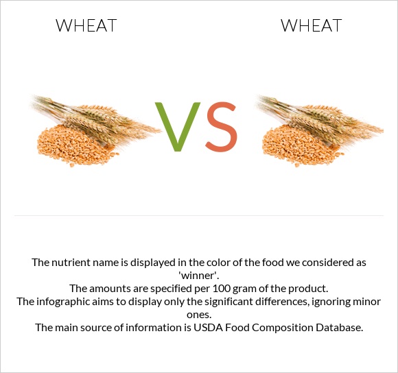 Wheat vs. Wheat — In-Depth Nutrition Comparison